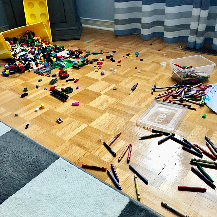 Ikea Shelf / Lego Desk Hack