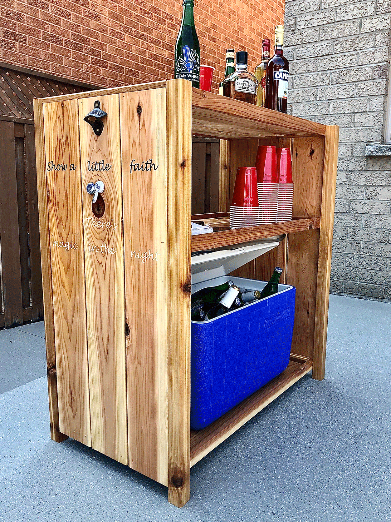 Outdoor Beverage Cart
